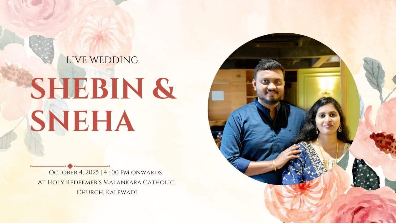 Wedding Ceremony Of Shebin & Sneha. Live By KL5 Creations. - YouTube