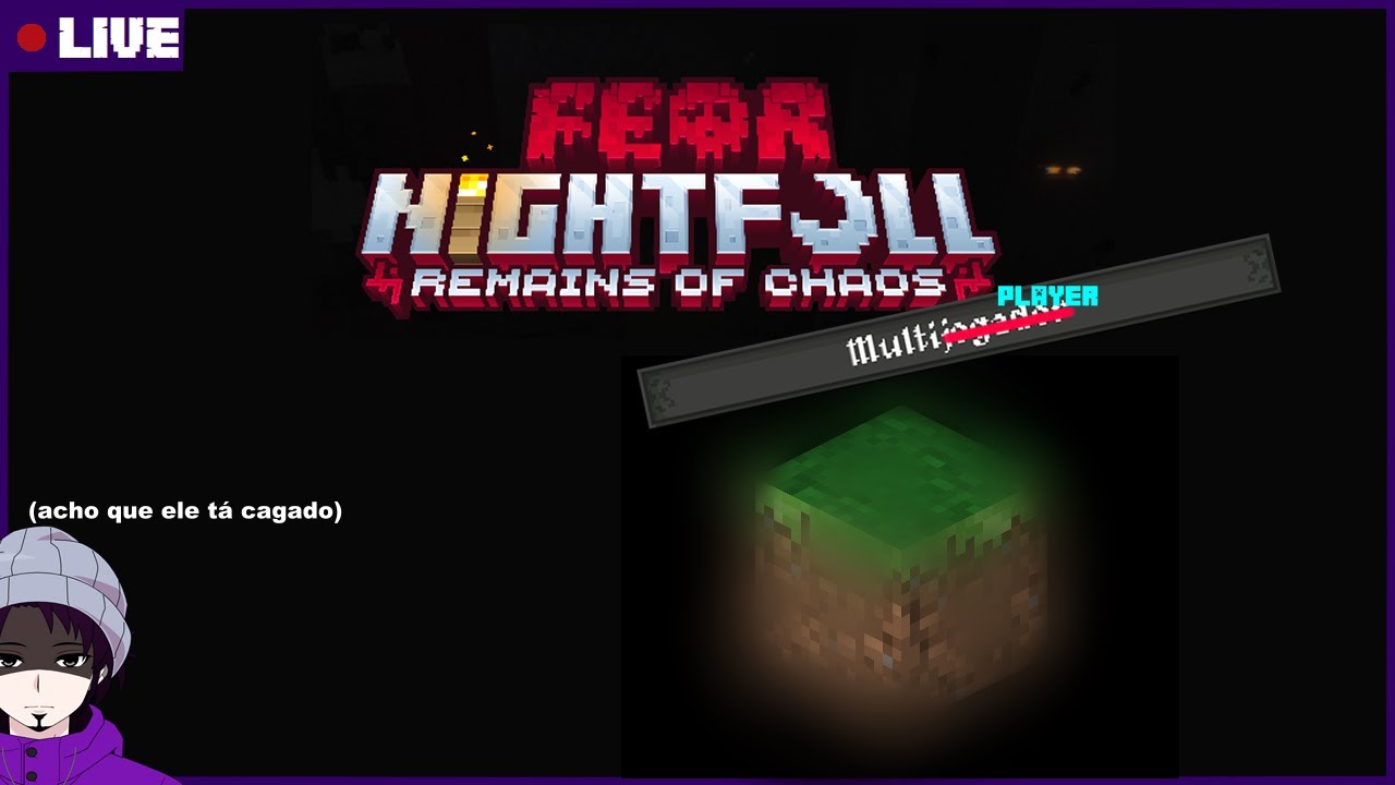 ESPERANDO O HEROBRINE APARECER - Fear NightFall - YouTube