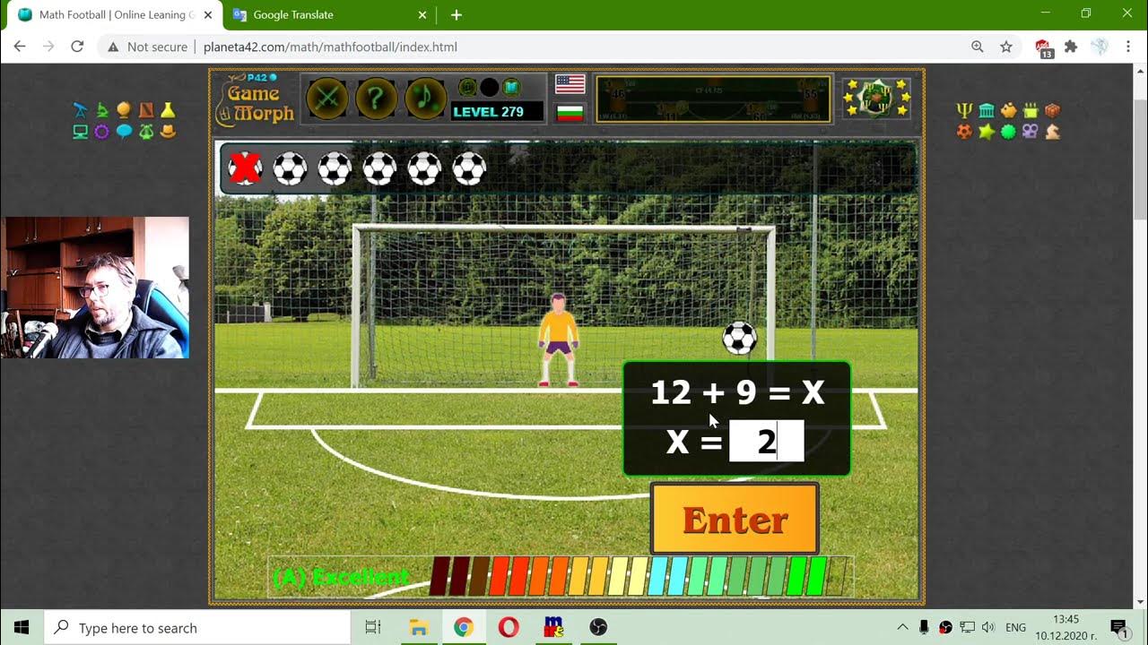 Algebraic Football Equations - Interactive Maths Homework 🧮🎥🎓 - YouTube