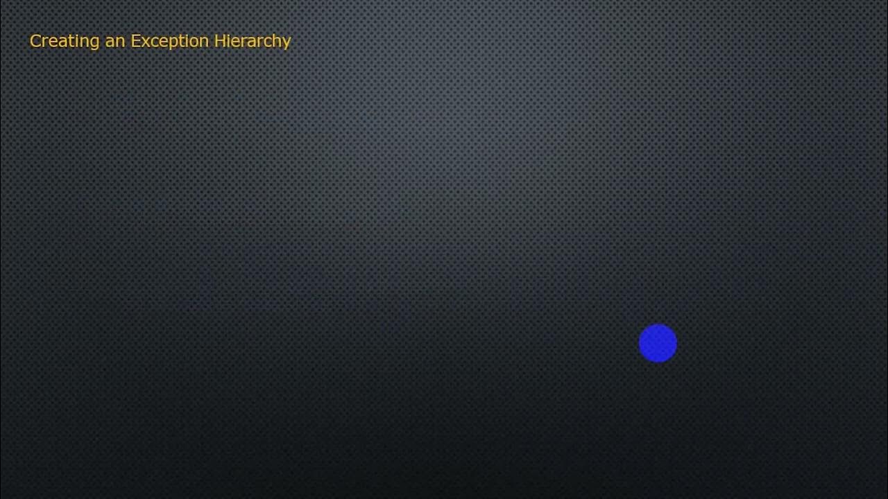 P4EP124 Custom Exceptions Lecture in Python Object Oriented Programming OOP - YouTube