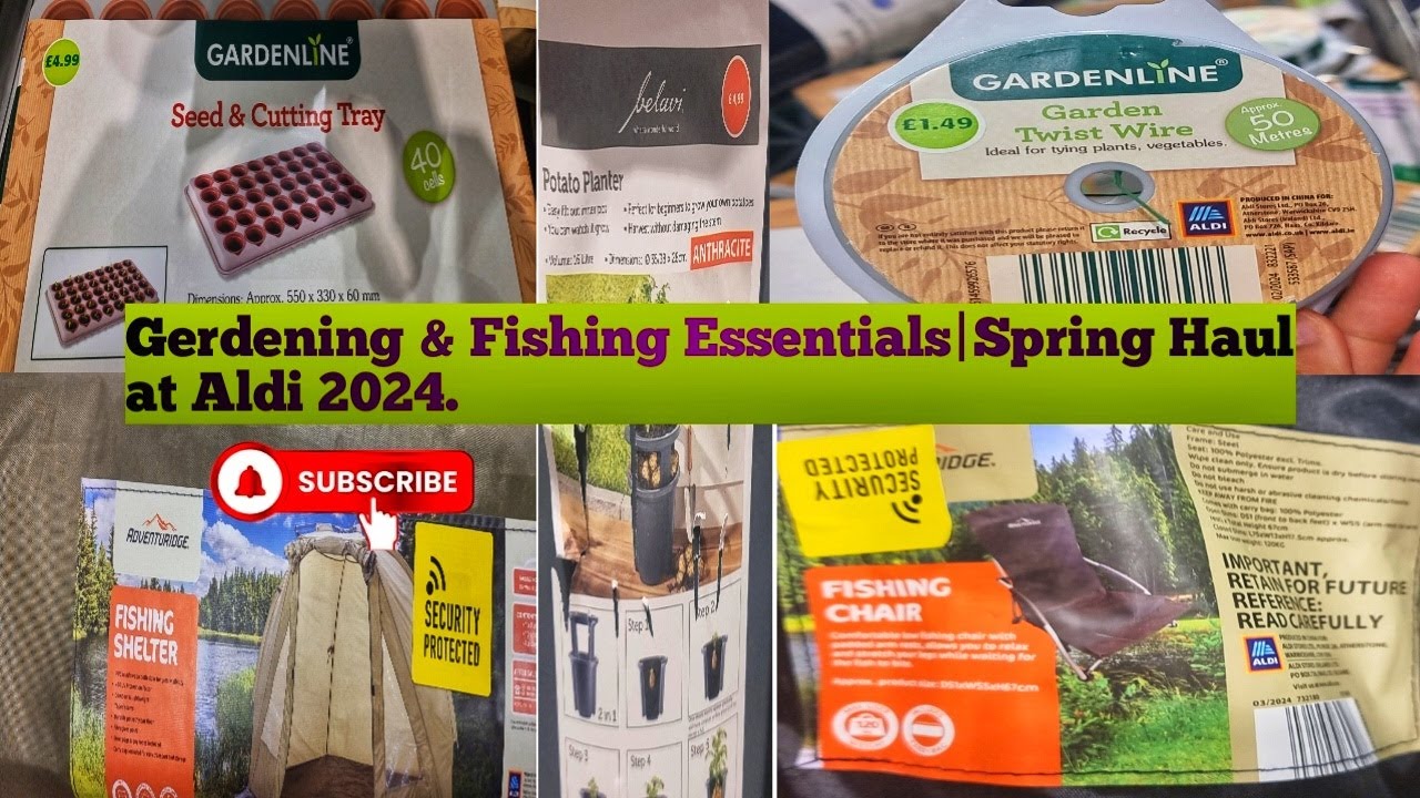 What's New At ALDI| New Gardening & Fishing Essentials at aldi| Spring ...