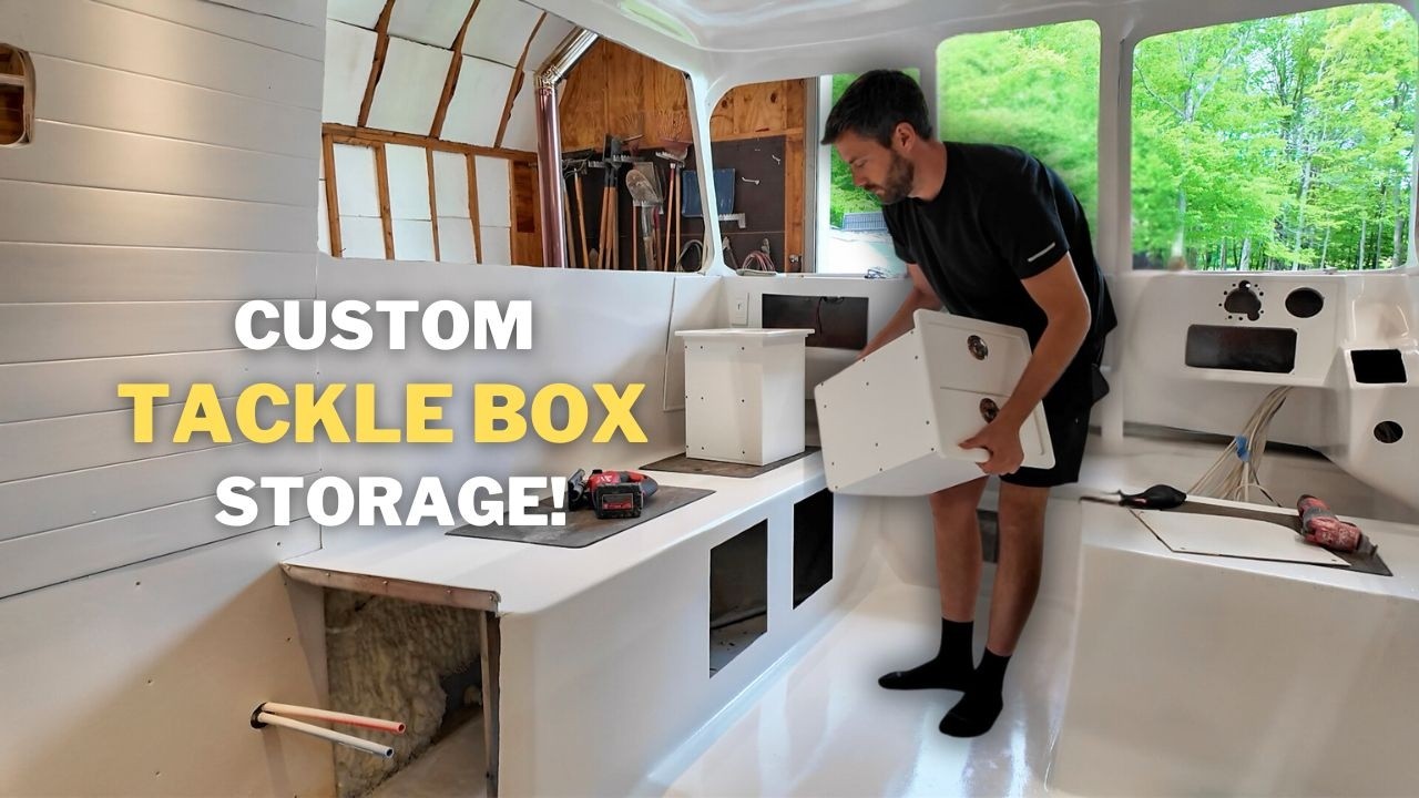Installing Boat Outfitters CUSTOM tackle box and STORAGE boxes! EPISODE ...