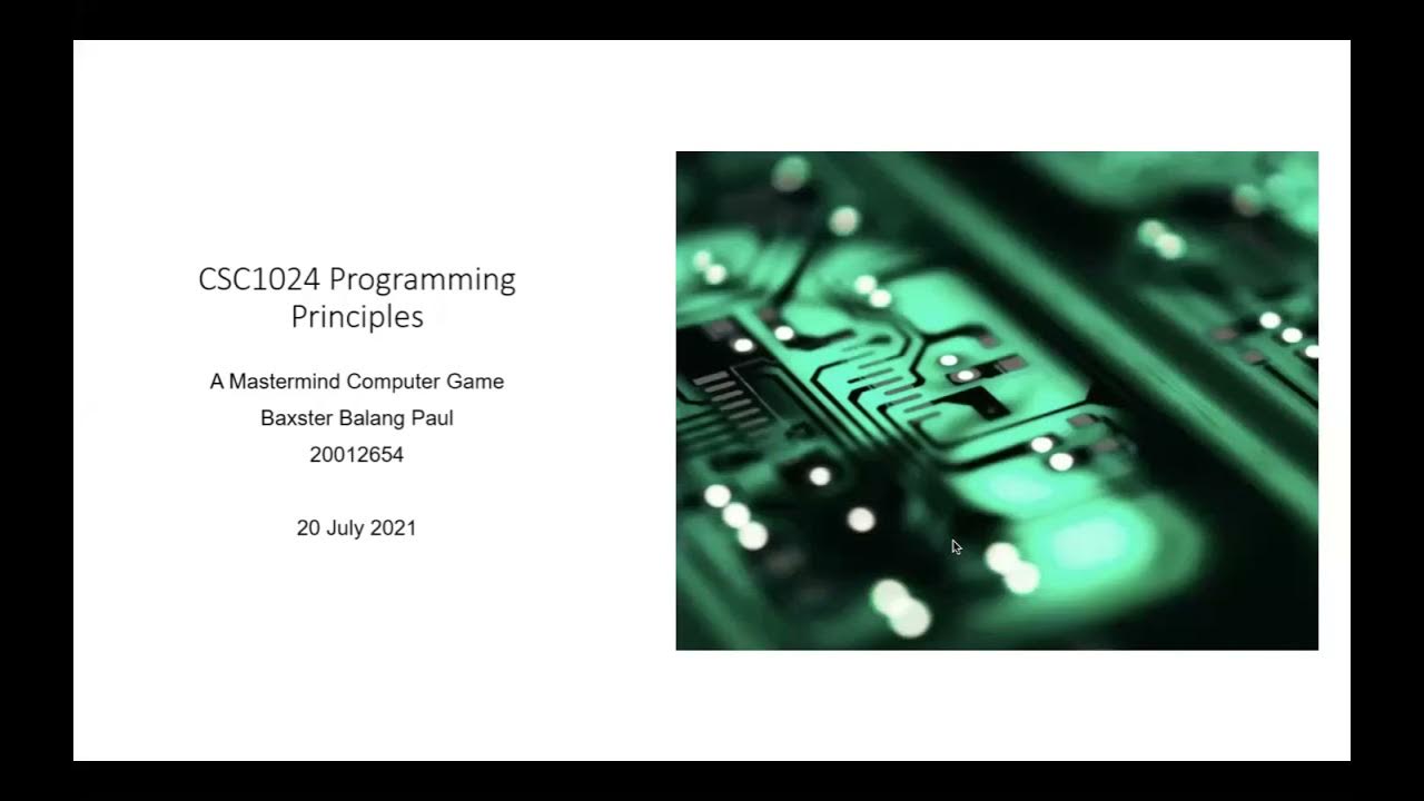A mastermind python programming project - YouTube