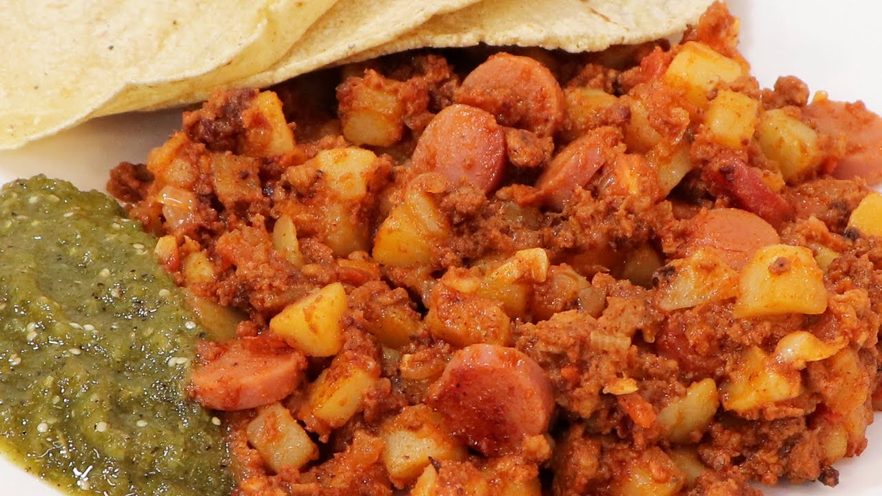 Chorizo con papas - YouTube