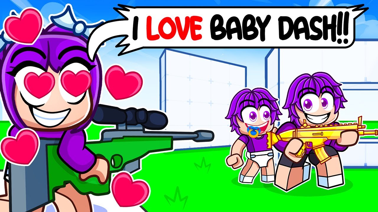 Baby Dash’s Crazy Fan Girl STREAM SNIPED us in Rivals… - YouTube