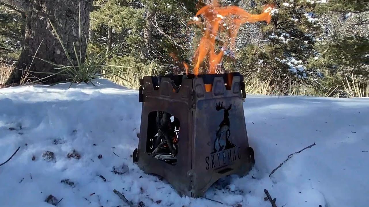 Inexpensive twig stove for bushcraft or camping! - YouTube