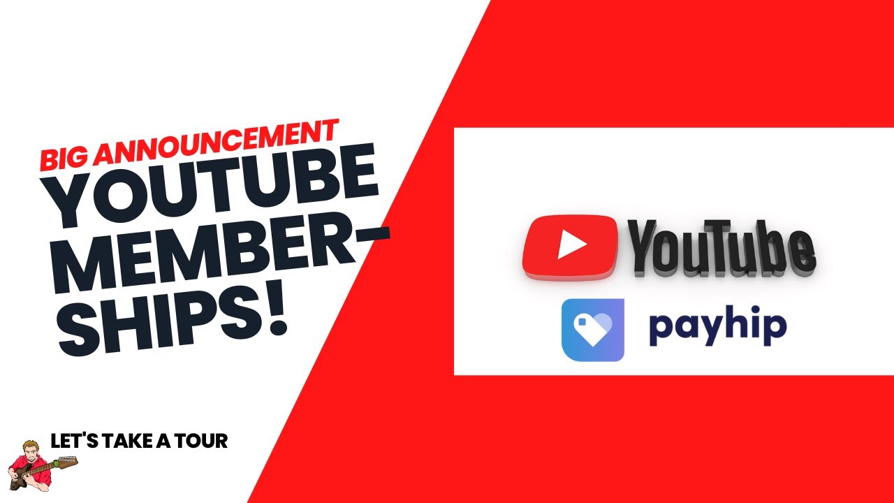 📣 HUGE ANNOUNCEMENT - YouTube Memberships for My Channel - Let's Take A ...