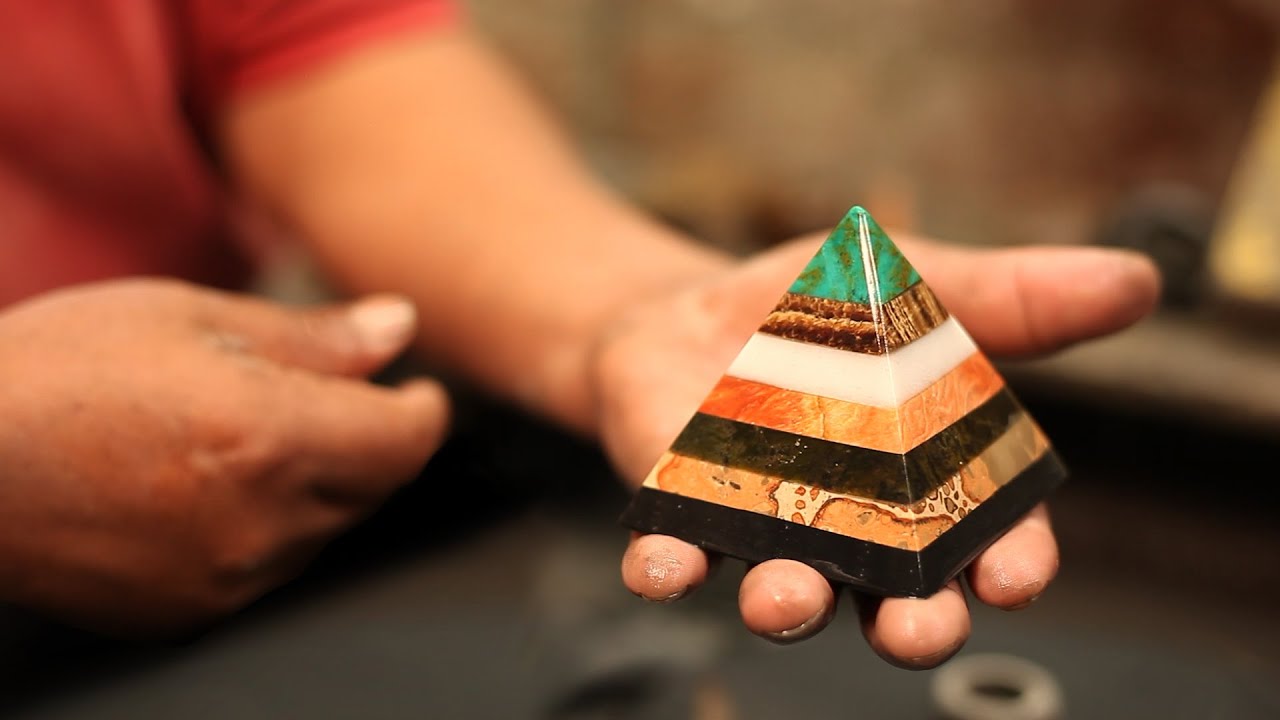 How is it made? The making of Multi-Gemstone Pyramid Figurine ...
