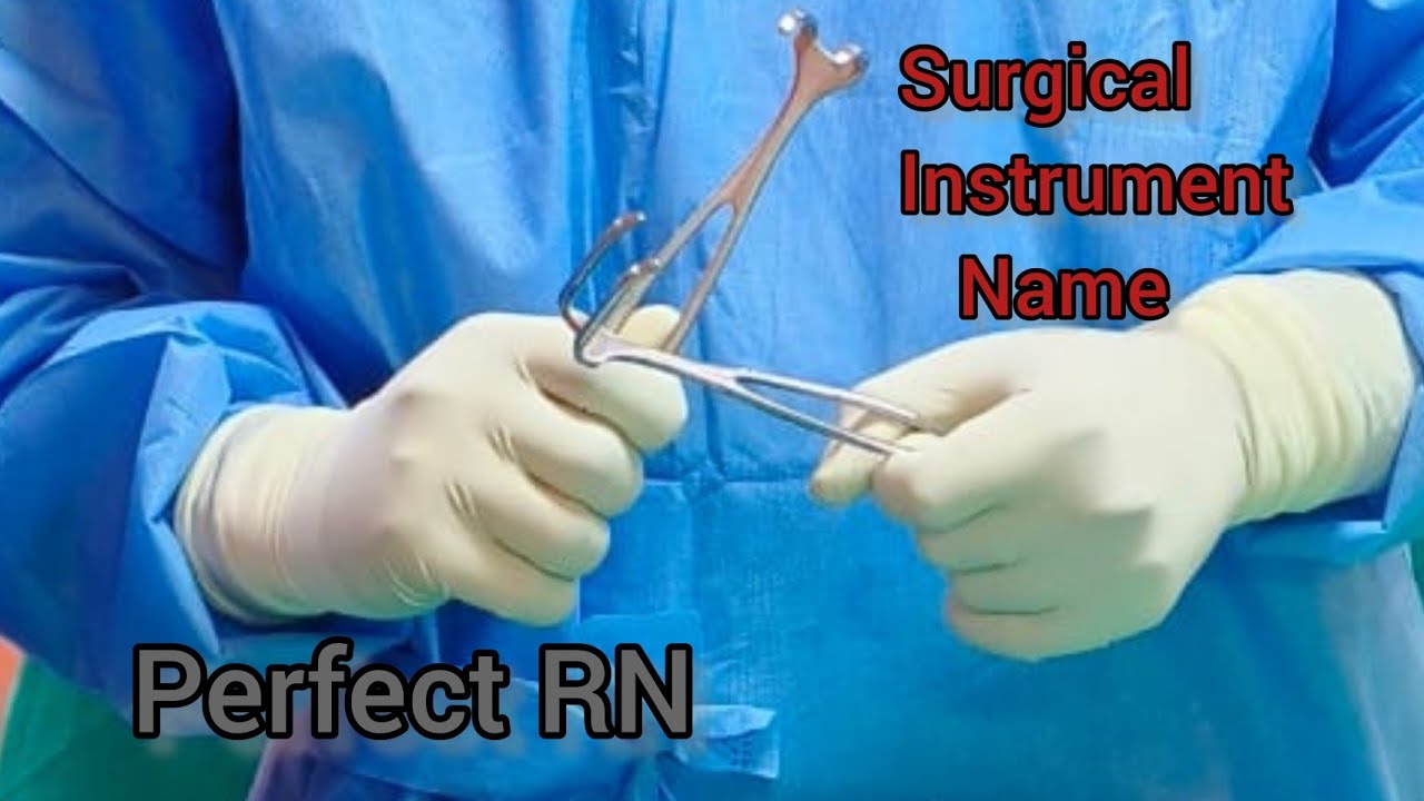 Surgical instrument Name's and Their functions - YouTube