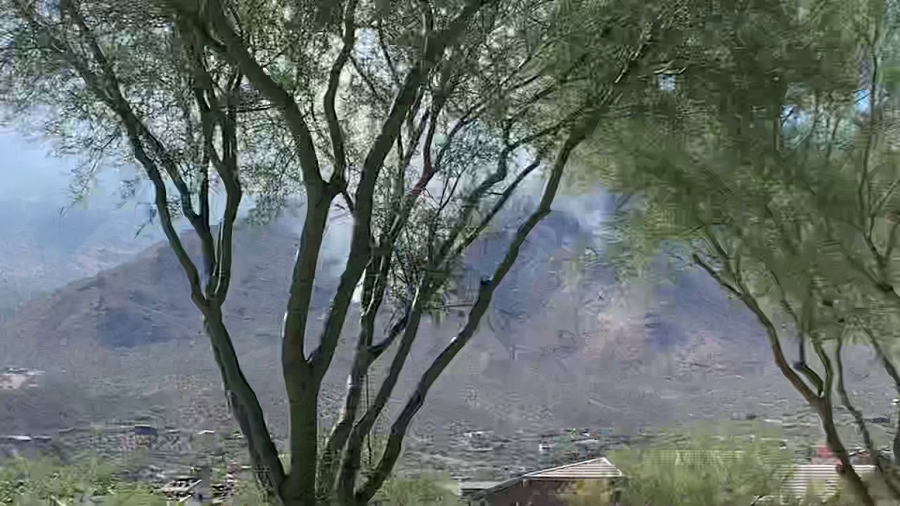 Push ridge Arizona near Oro valley fire - YouTube