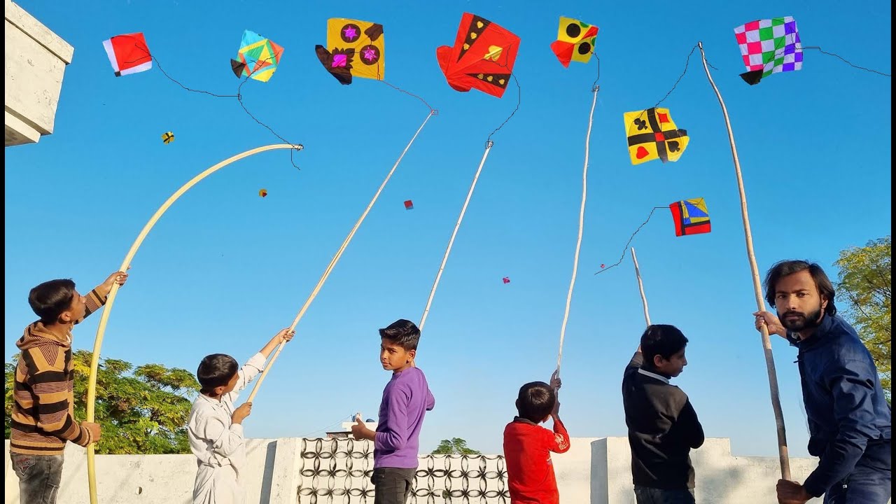 Cutting Caught Kite & Kite Fight | Patangbazz | Kite - YouTube