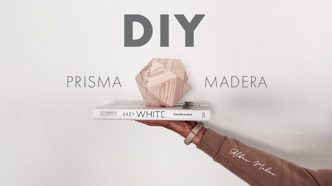PRISMA DE MADERA DECORATIVO - YouTube