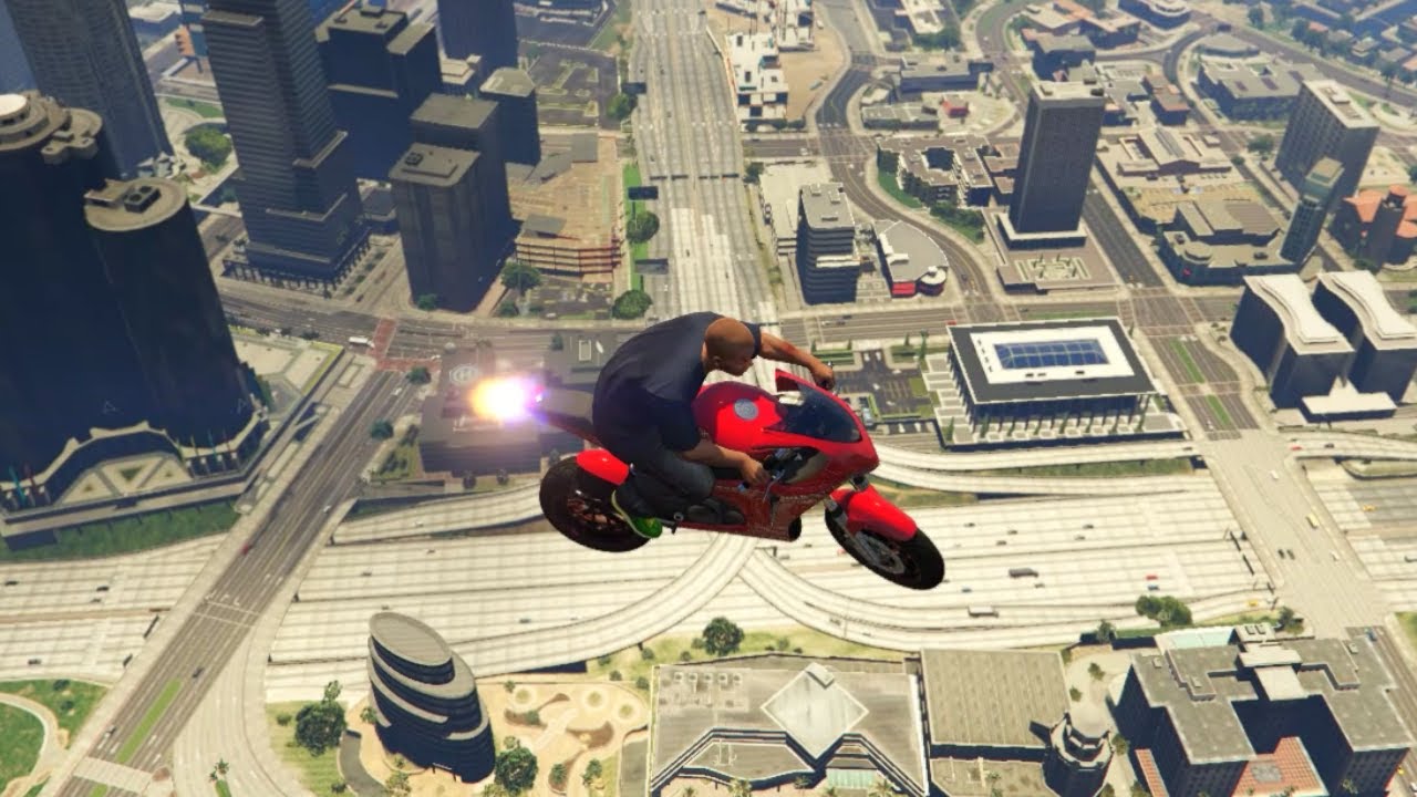 GTA 5: Amazing Car Free Fall Compilation #1 - Vehicles Nose Diving and ...