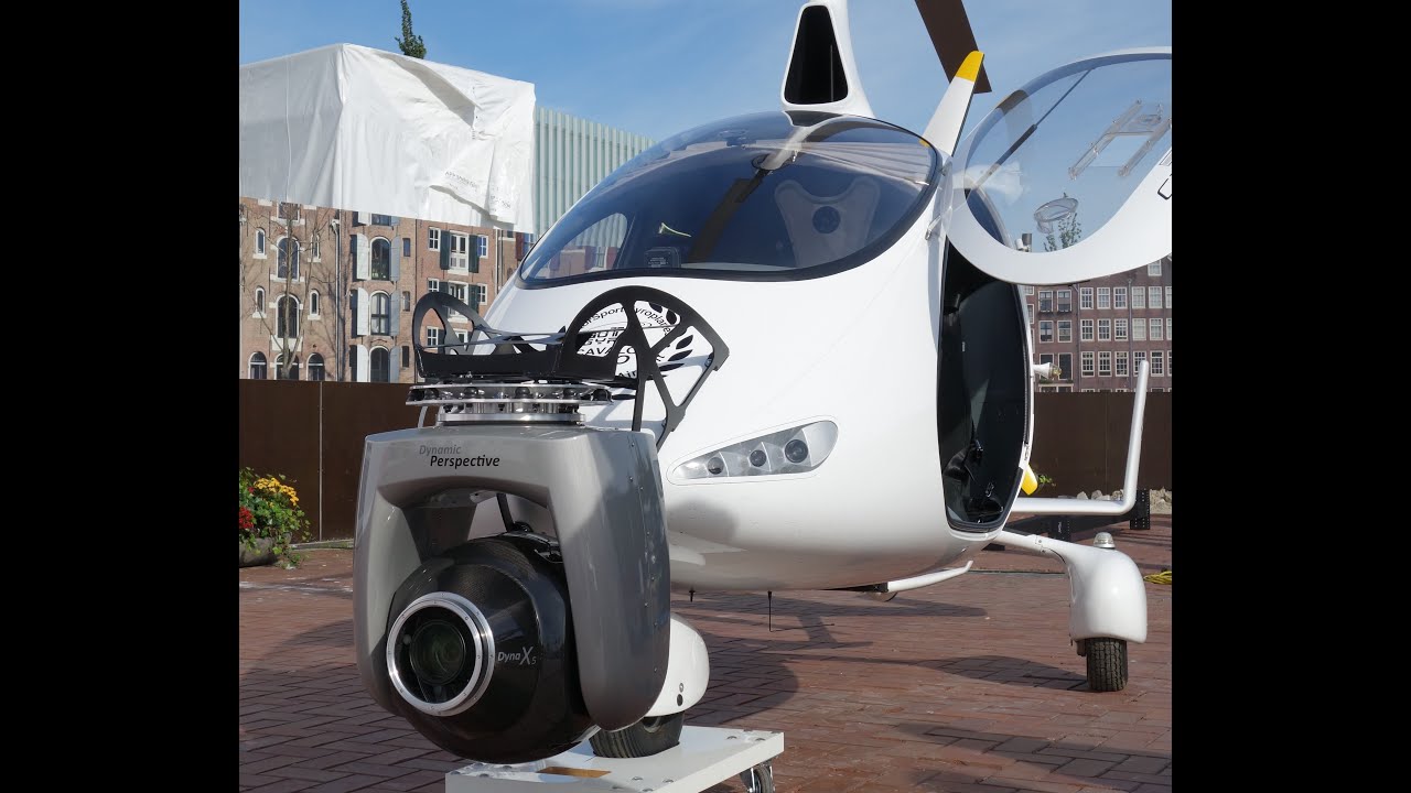 DynaX5 Gyro Stabilized Camera Gimbal on Cavalon Pro Gyrocopter - YouTube