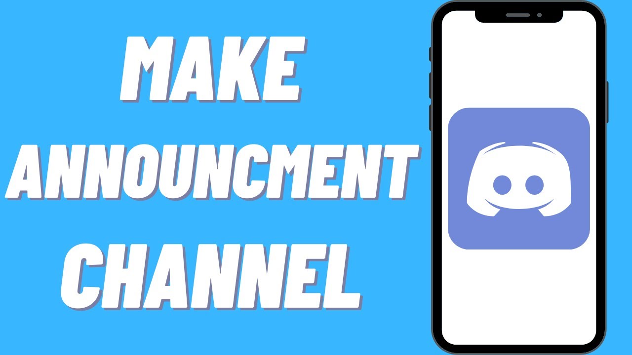 How To Make An Announcement Channel On Discord EASY YouTube How To Make An Announcement Channel On Discord EASY YouTube