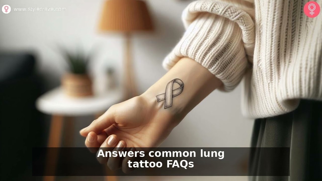Meaningful lung cancer tattoo - Bronctattooaus.com