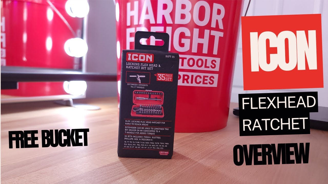 Must Have Tool Harbor Freight Icon Locking Flex Head Ratchet Overview ...