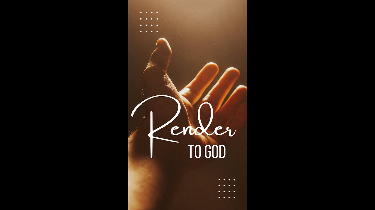 (06/11/2023) "Render to God" | Sunday Sermon | KCA Agape English ...