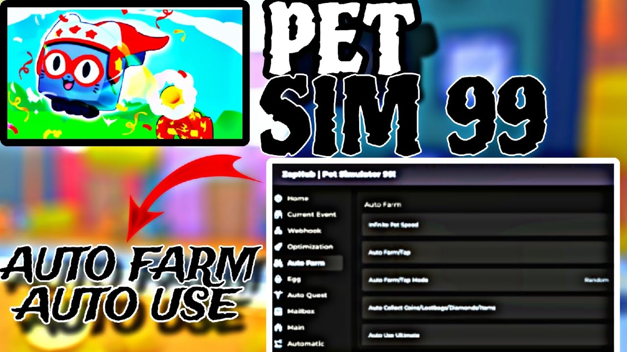 🔥 OP Pet Sim 99 Script! 💎 Auto Farm, Infinite Coins & More! (2024) 🚀 ...