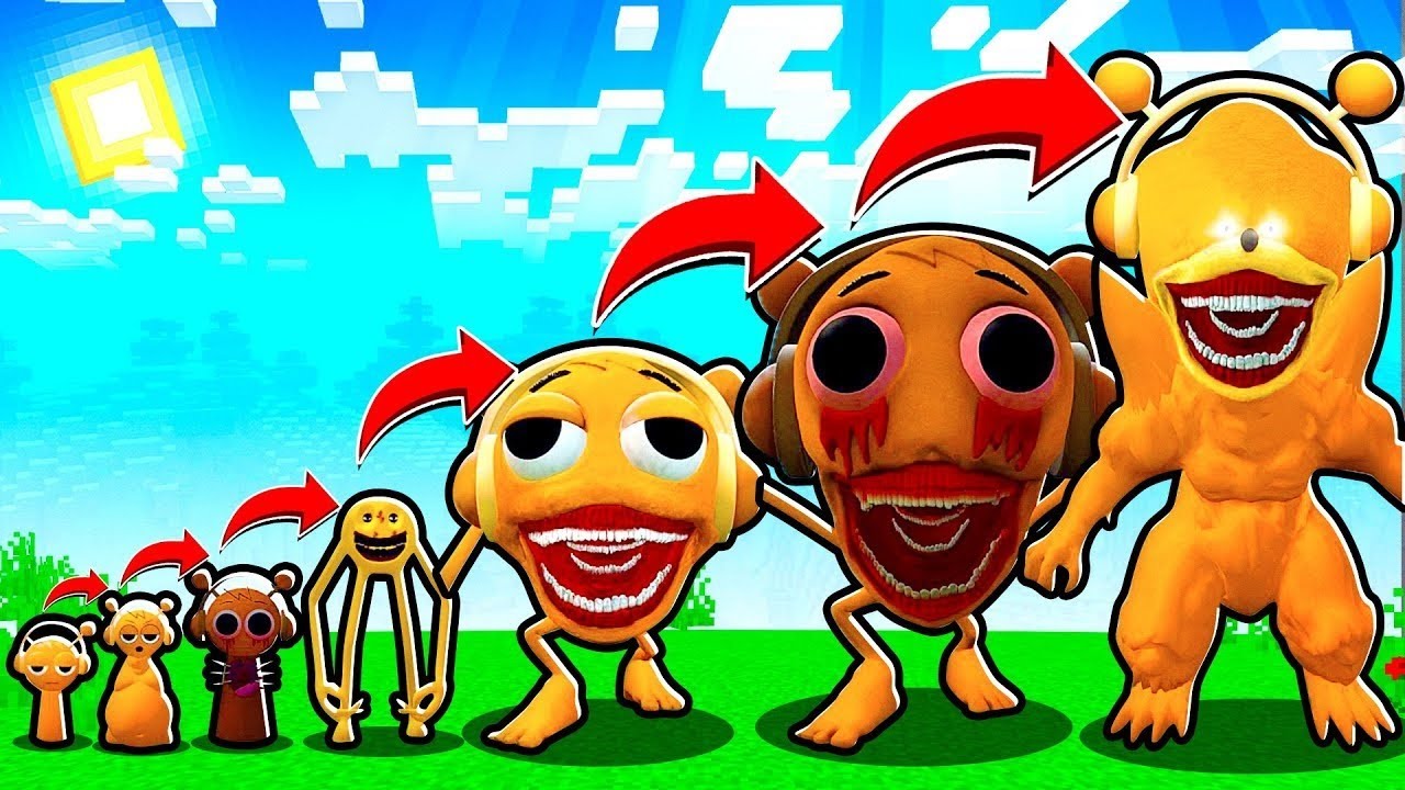 Sprunki Orange City: Growing Monster! 🍊 🔥 - YouTube