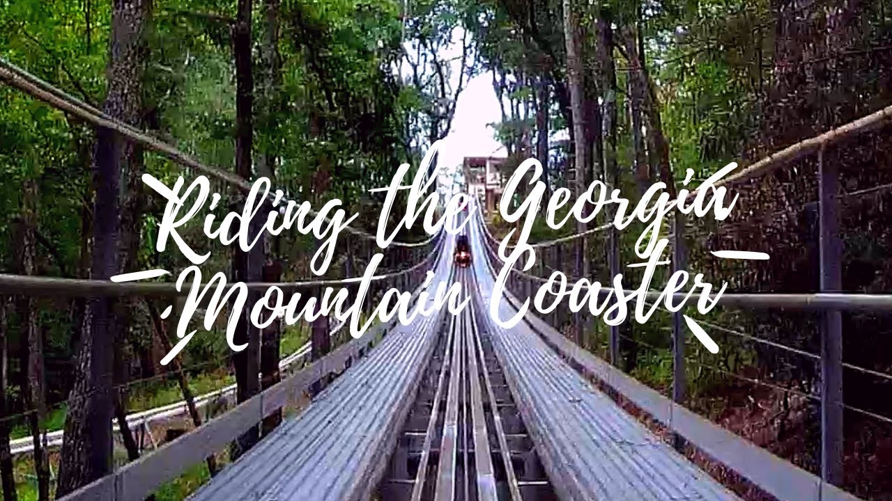 Riding the Georgia Mountain Coaster - YouTube