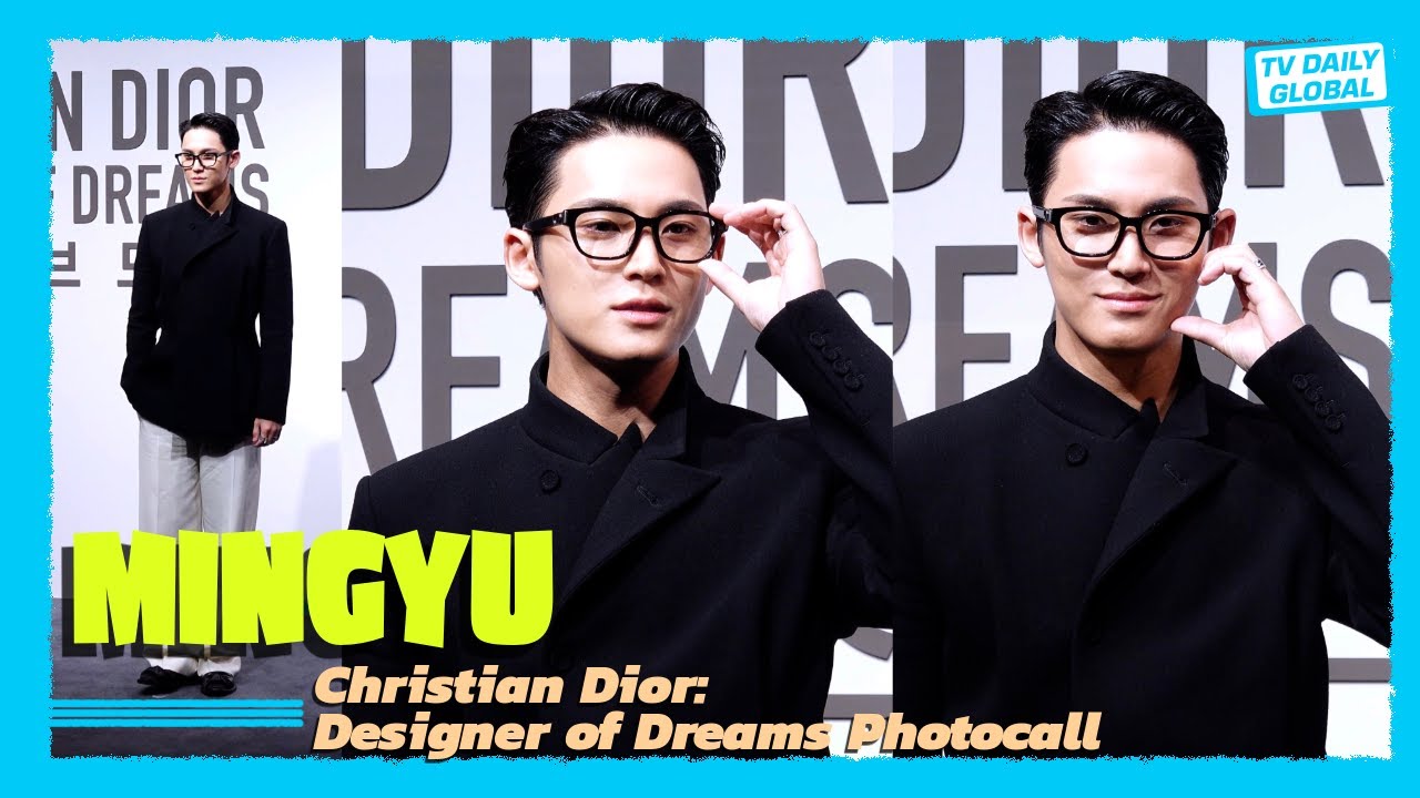 [4K] SEVENTEEN’s MINGYU Turns Heads at Dior’s ‘Designer of Dreams ...