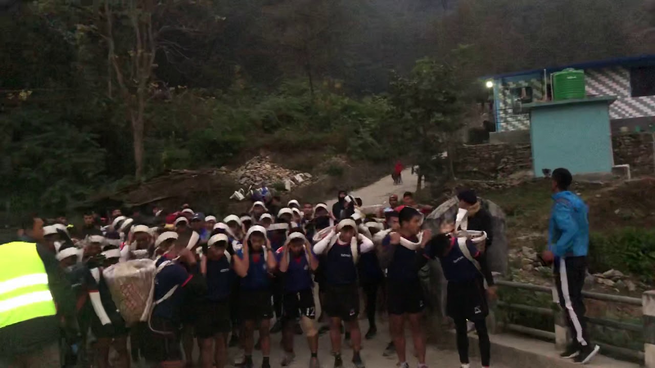 Doko Carry Training at Bhalam Danda 2018/19 - YouTube