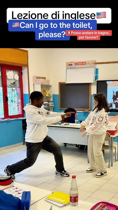 Lezione di inglese-Posso andare in bagno, per favore # ...