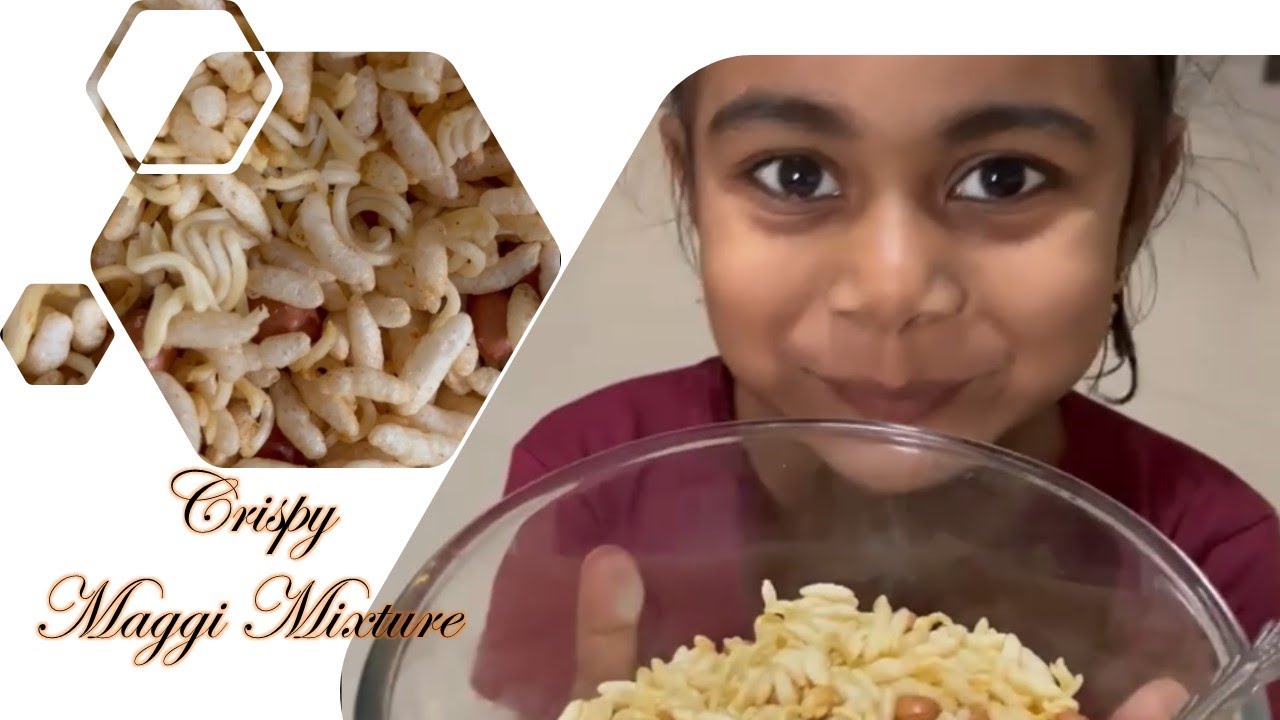 Maggi Mixture | Snacks with My Daughter | JJR's Kitchen #maggi - YouTube