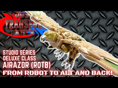 JUST TRANSFORM IT!: Studio Series Deluxe Airazor (RotB) - YouTube
