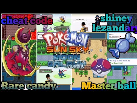 Pokemon Sun Sky & Moon Galaxy Cheat Codes ||Shiny Legendarys, Rare ...