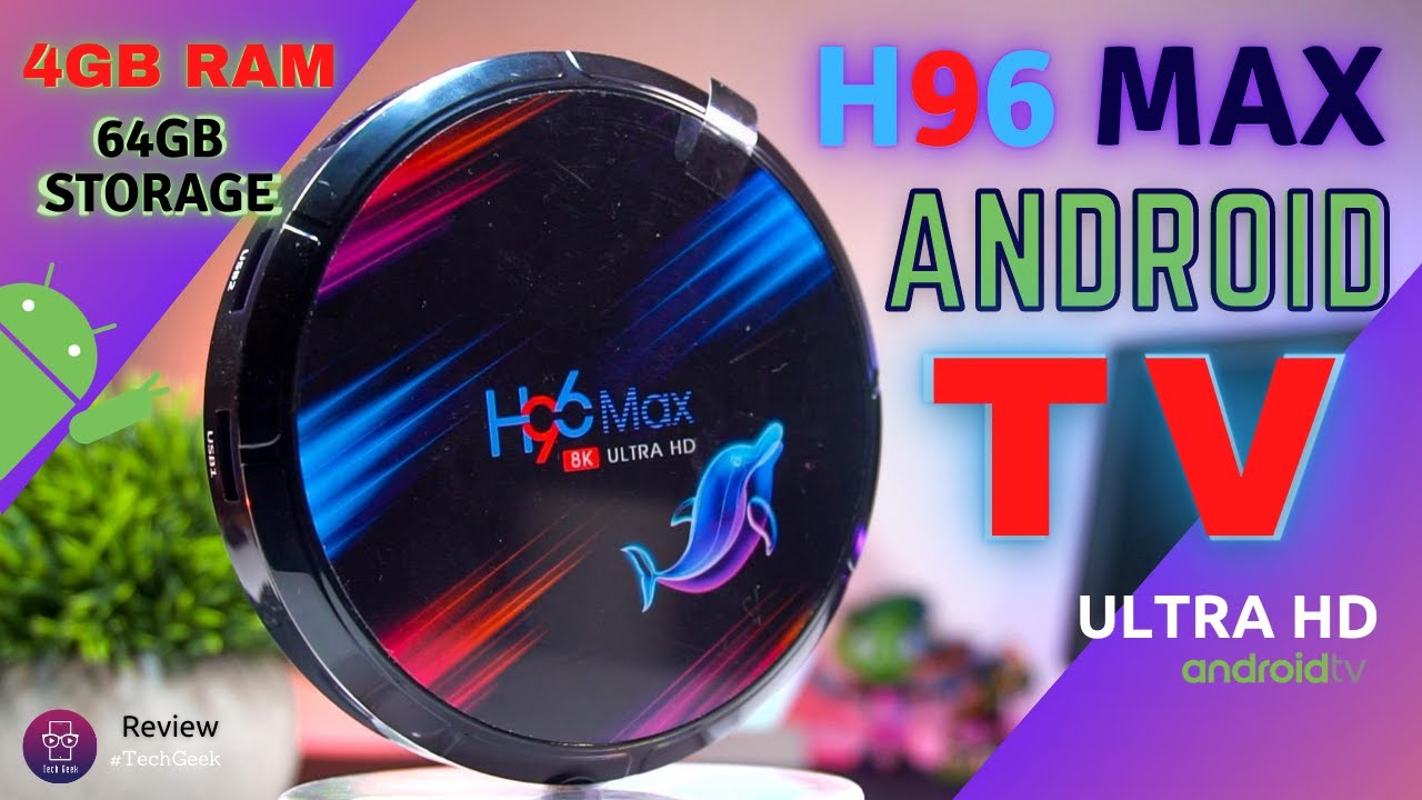 BEST ANDROID MEDIA 📺 BOX | H96 MAX ANDROID SMART TV | 4GB RAM & 64GB ...