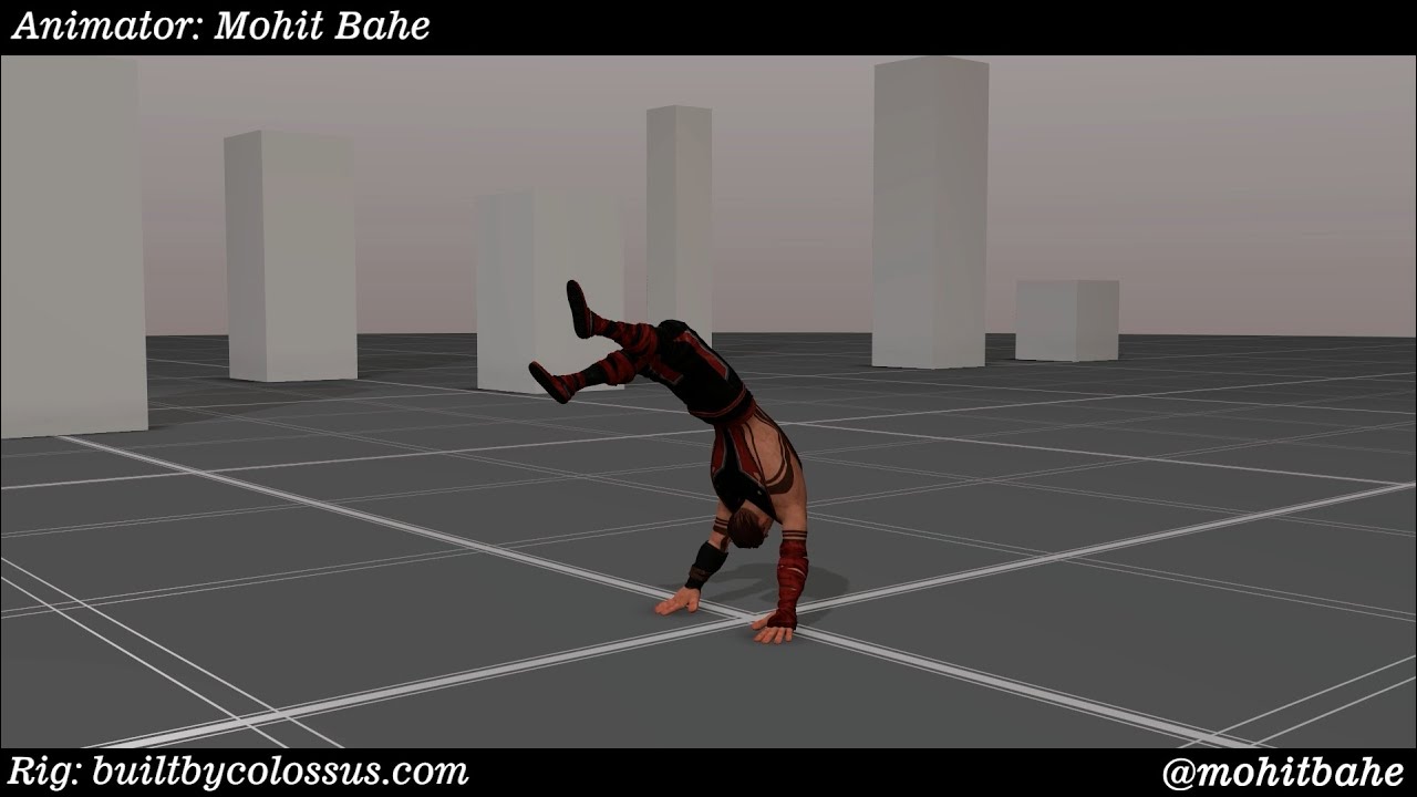 Ninza Backflip Loop Animation - YouTube