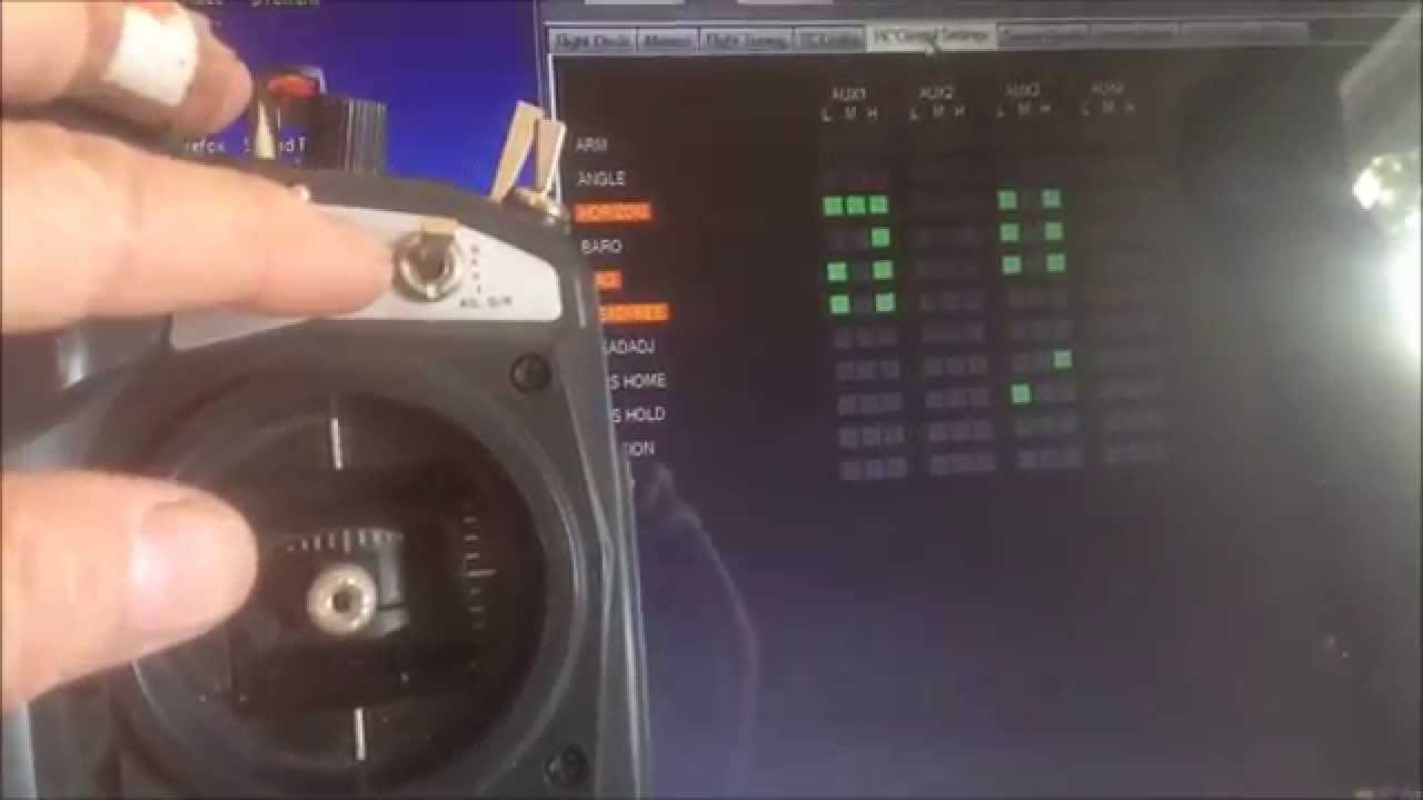 Turnigy 9X 3 postion switch set up for multiwii . - YouTube
