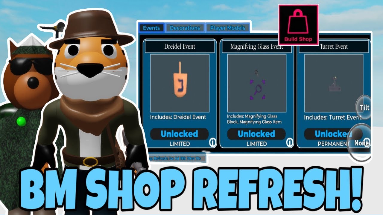 Piggy Build Mode Shop Refresh Showcase! | BM Shop Showcase - YouTube