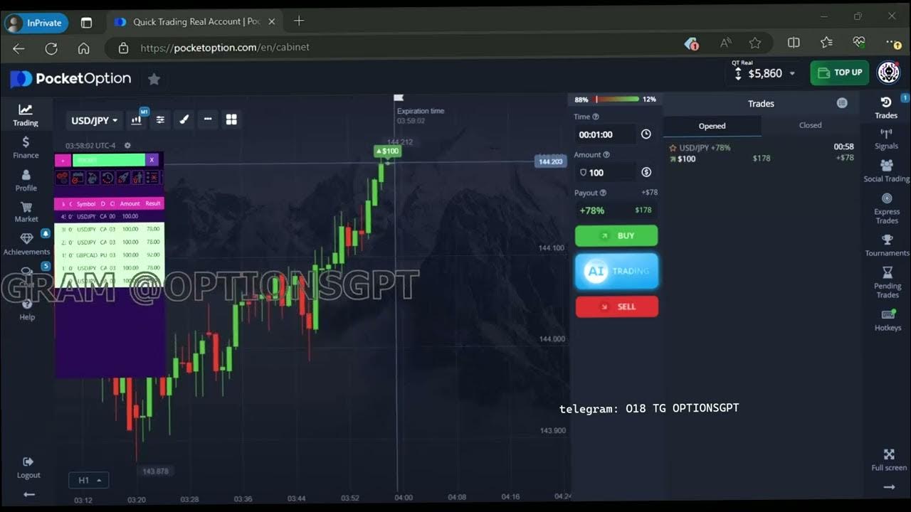TELEGRAM POCKET OPTION BOT 2024 | AI, GPT, CHATGPT, SMART BOT, SOFTWARE BOT, SIGNAL BOT ...