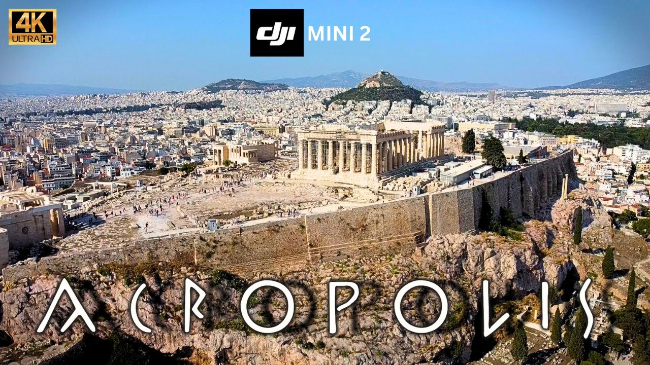 A drone over Athens: Parthenon of Acropolis | Dji Mini 2 drone ...