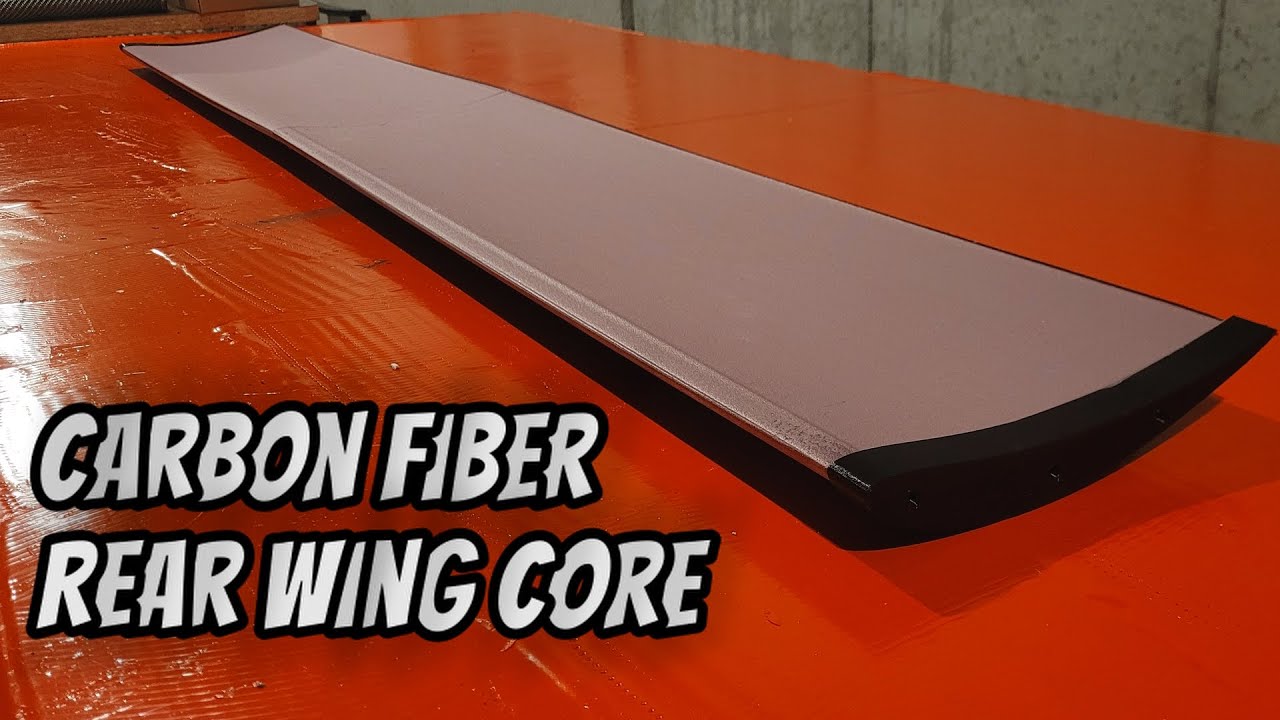 Carbon Fiber Rear Wing for the Time Attack Corolla Part 1: Wing Core ...