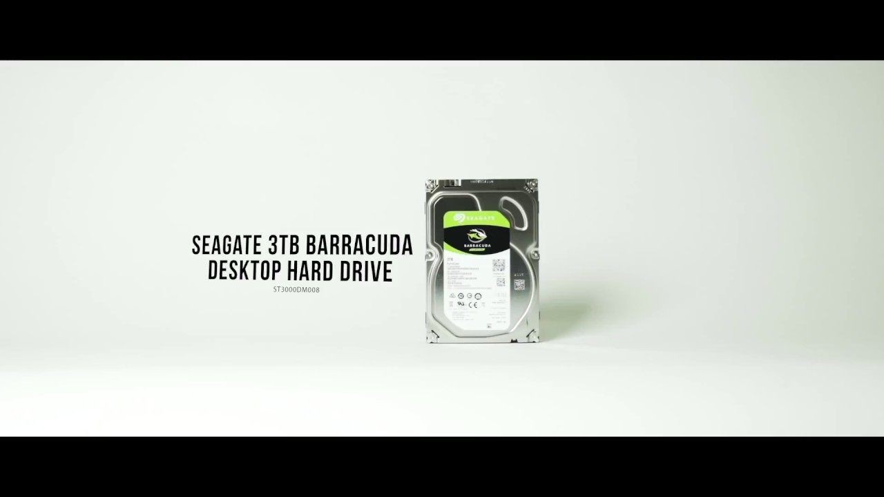 Seagate ST3000DM008 3TB BarraCuda 3.5" 7200RPM SATA3 Desktop Hard Drive ...