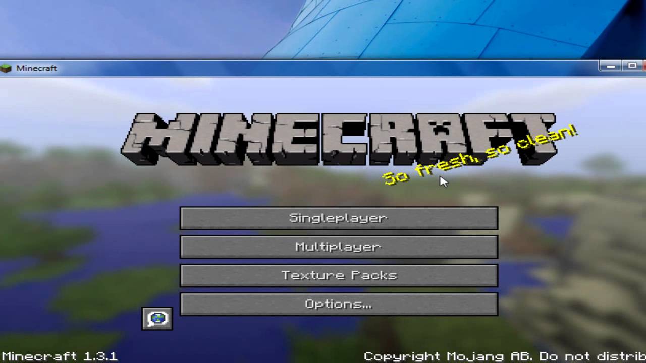 How to download minecraft 1.3.1 full version with new features - YouTube