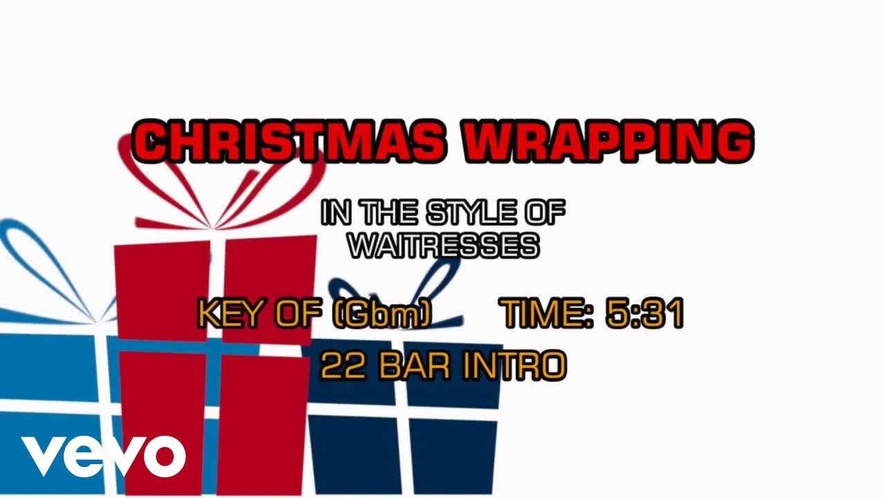 Waitresses - Christmas Wrapping (Karaoke) - YouTube