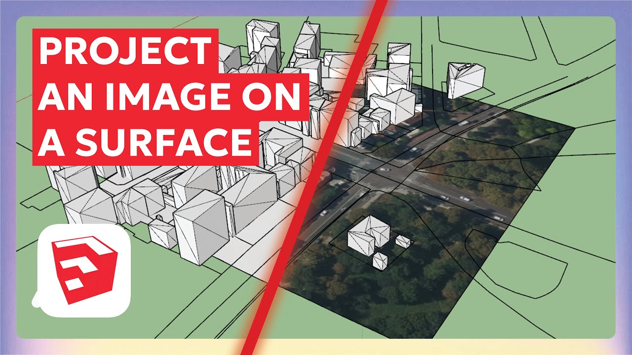 🏞️ SketchUp - Projeter une Image Satellite sur un Maillage 3D de ...