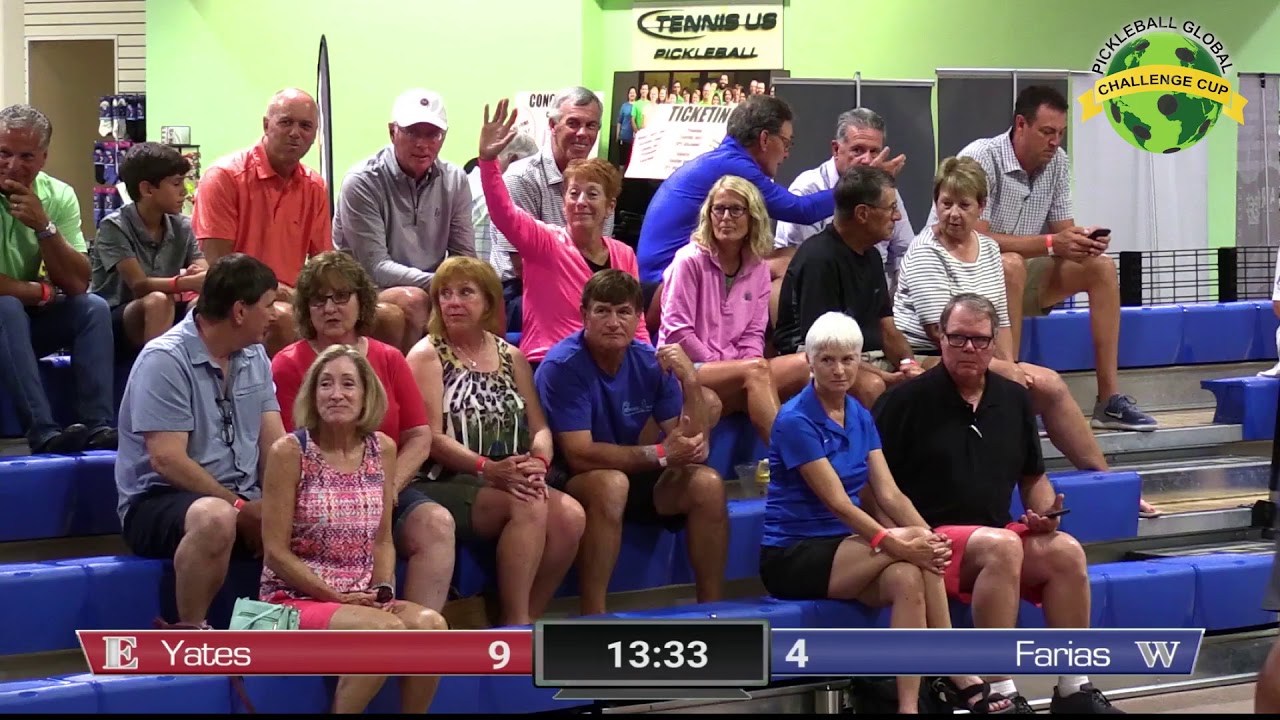 Pickleball Global Challenge Cup 2019 Kyle Yates VS Joey Farias Men's ...