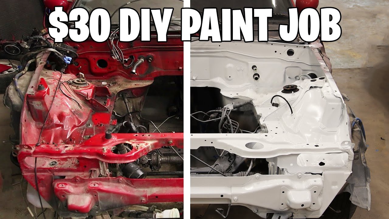 Transforming Your Engine Bay: $30 Paint Job - YouTube