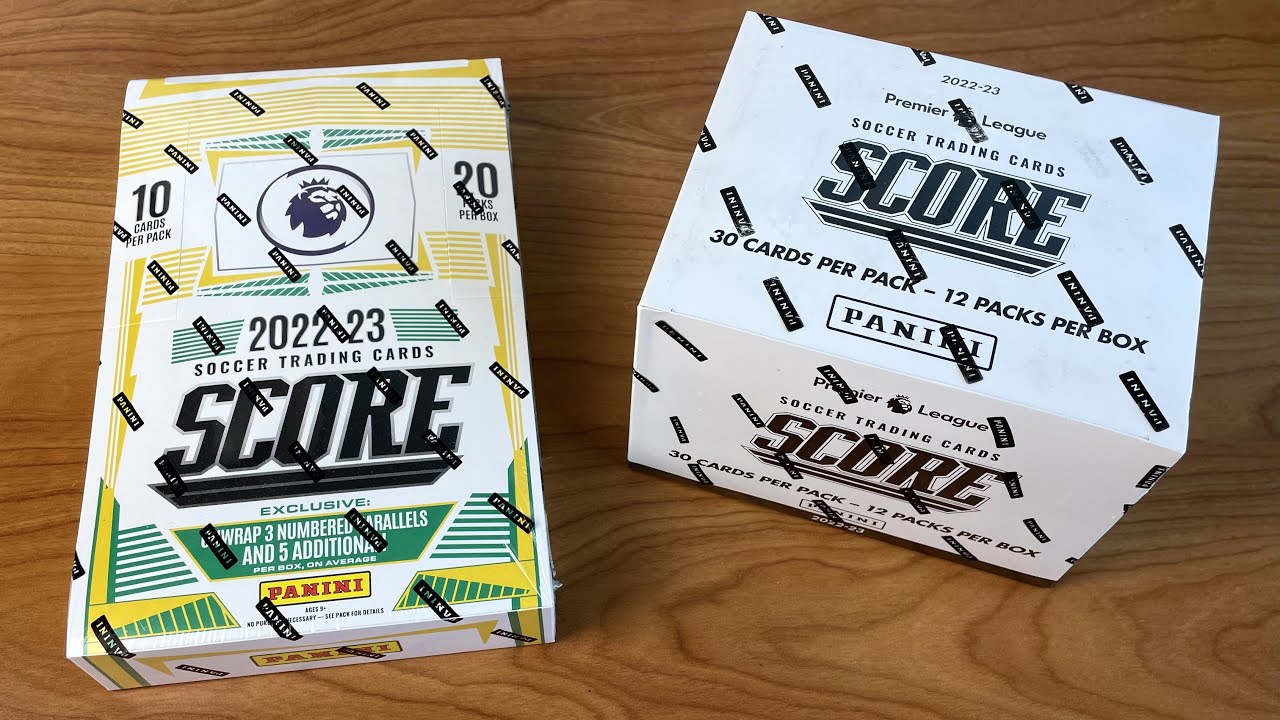 RETAIL vs. FATPACK BOX | Panini SCORE Premier League 2022/2023 - YouTube