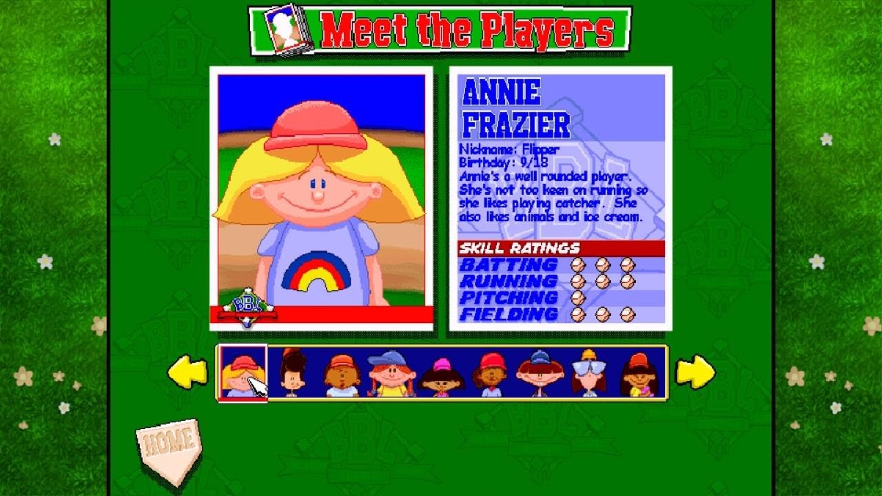 Backyard Baseball '97 Annie Frazier Theme - YouTube