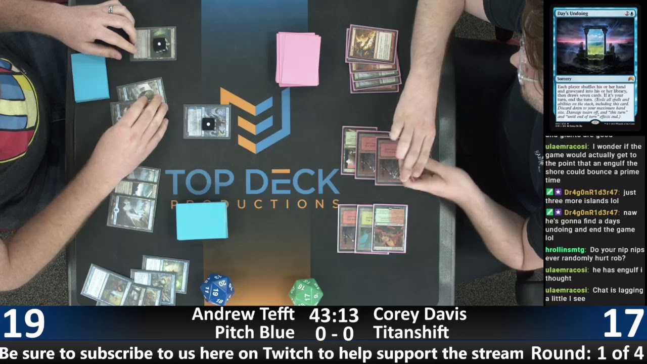 Tuesday Night Modern (6/4/19) - Andrew Tefft (Pitch Blue) vs. Corey ...