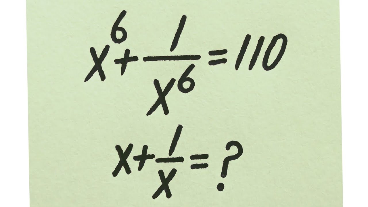 South Korean l can you solve? l Hardest Olympiad Math Problem - YouTube