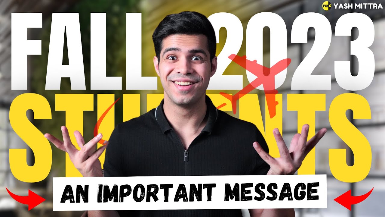 Fall 2023 Students - Watch this before you start your journey - YouTube
