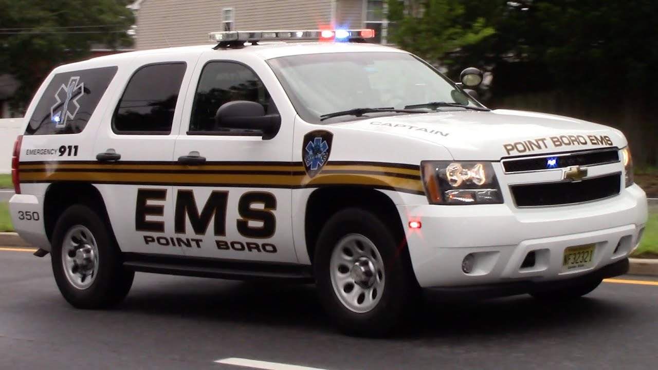 Point Pleasant Boro EMS Captain 350 Responding 8-13-18 - YouTube